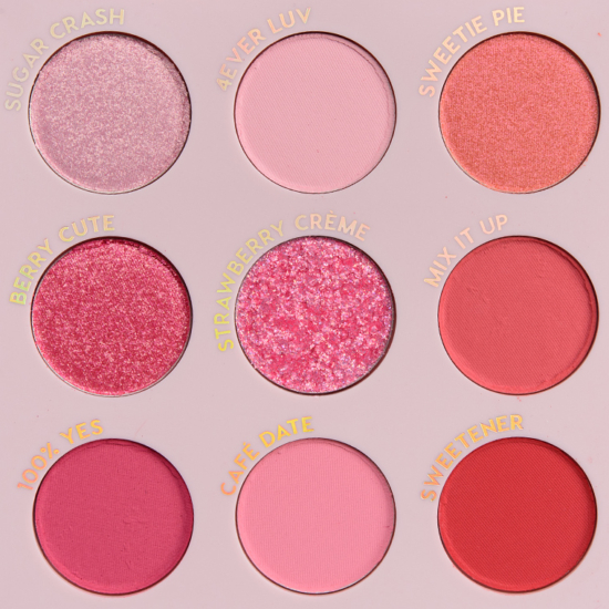 ColourPop Pink Drink 9-Pan Pressed Powder Palette Review & Swatches