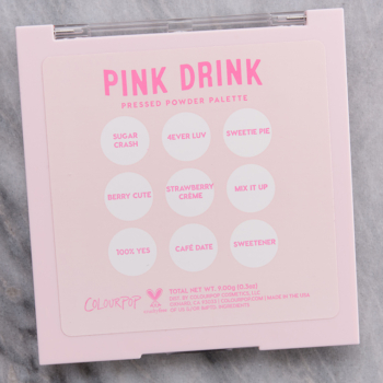 ColourPop Pink Drink 9-Pan Pressed Powder Palette Review & Swatches