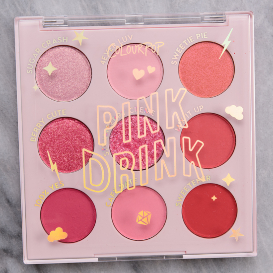 ColourPop Pink Drink 9-Pan Pressed Powder Palette Review & Swatches
