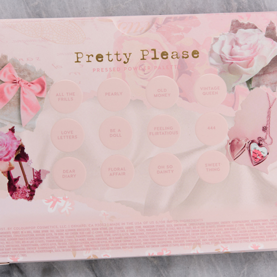 ColourPop Pretty Please 12-Pan Pressed Powder Shadow Palette Review ...