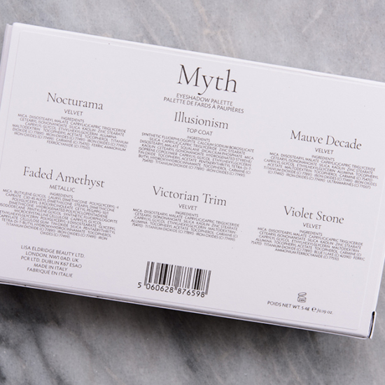 Lisa Eldridge Myth Eyeshadow Palette Review & Swatches