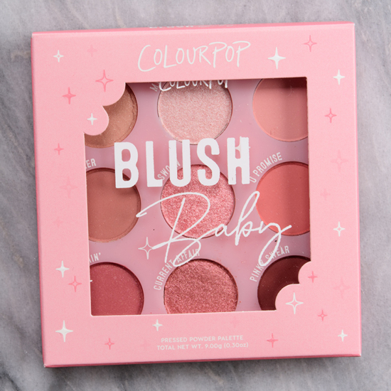 ColourPop Blush Baby 9-Pan Pressed Powder Palette Review & Swatches