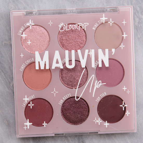 ColourPop Mauvin' Up 9-Pan Pressed Powder Palette Review & Swatches