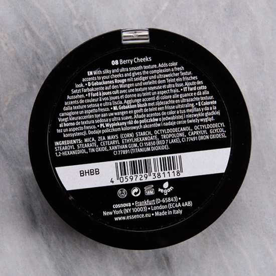 Essence Berry Cheeks Pure Nude Baked Blush Review & Swatches