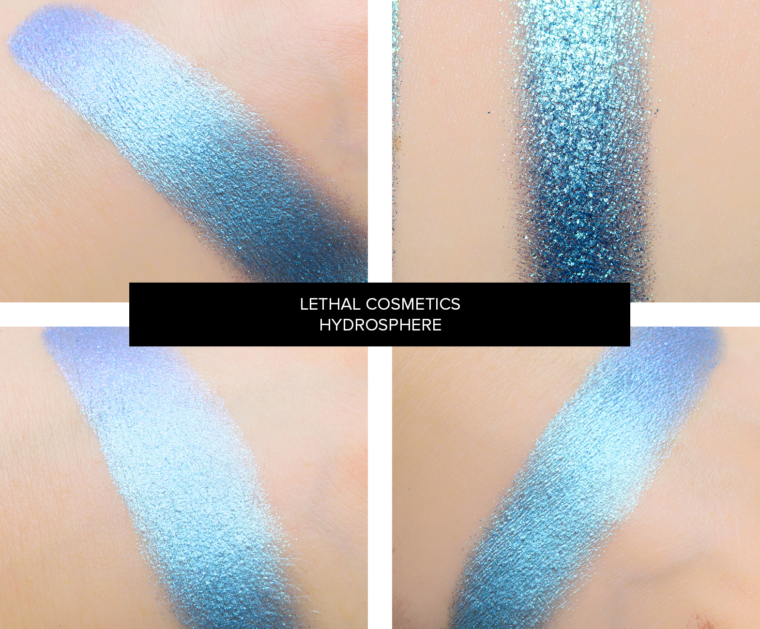 Lethal Cosmetics Hydrosphere Pressed Multichrome Shadow Review & Swatches