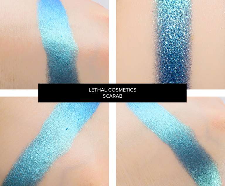 Lethal Cosmetics Scarab Pressed Multichrome Shadow Review & Swatches