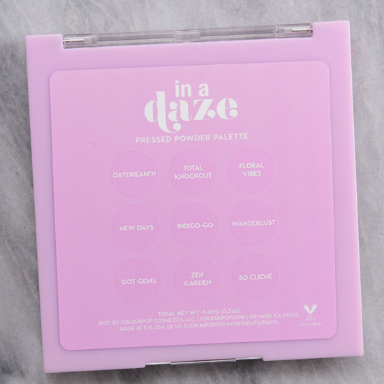 ColourPop In a Daze 9-Pan Pressed Powder Palette Review & Swatches
