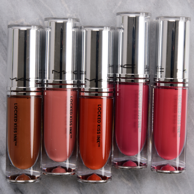 MAC Vicious & Gossip Locked Kiss Ink Lipcolours Reviews & Swatches