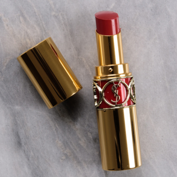 YSL Rosewood Beat (161) Rouge Volupte Shine Oil-in-Stick Review & Swatches