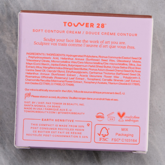 Tower 28 Hammer Sculptino Cream Bronzer Review & Swatches