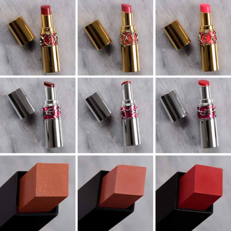 YSL Spring 2023 Lipstick Swatches (x9)