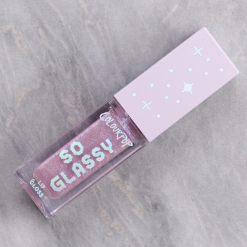 ColourPop Purple Aura & Cyberspace So Glassy Lip Glosses Reviews & Swatches