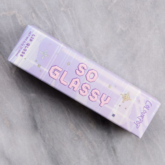 ColourPop Purple Aura & Cyberspace So Glassy Lip Glosses Reviews & Swatches