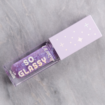 ColourPop Purple Aura & Cyberspace So Glassy Lip Glosses Reviews & Swatches