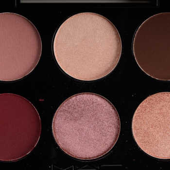 MAC Embedded Burgundy Connect in Colour 6-Pan Eyeshadow Palette Review ...