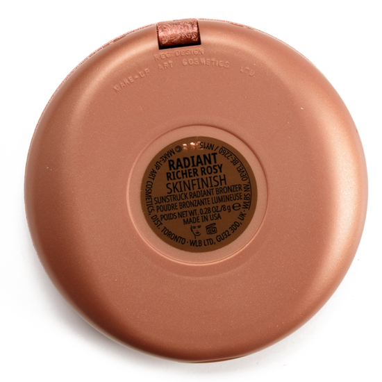MAC Radiant Richer Rosy Sunstruck Radiant Bronzer Review & Swatches
