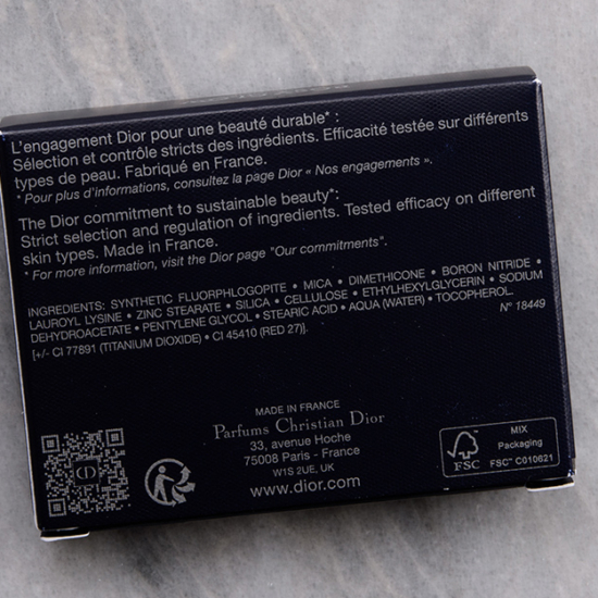 Dior Pink (001) Rosy Glow Blush Review & Swatches