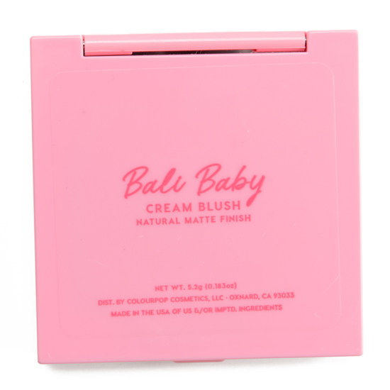 ColourPop Bali Baby Instant Crush Matte Blush Review & Swatches