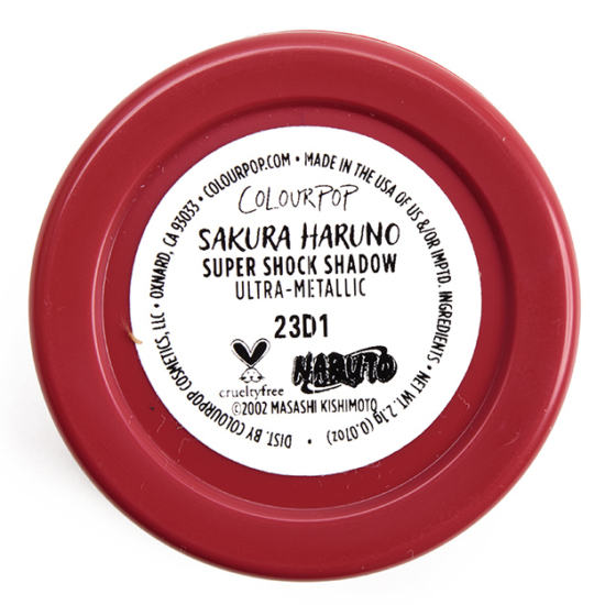 ColourPop Sakura Haruno Super Shock Shadow Review & Swatches