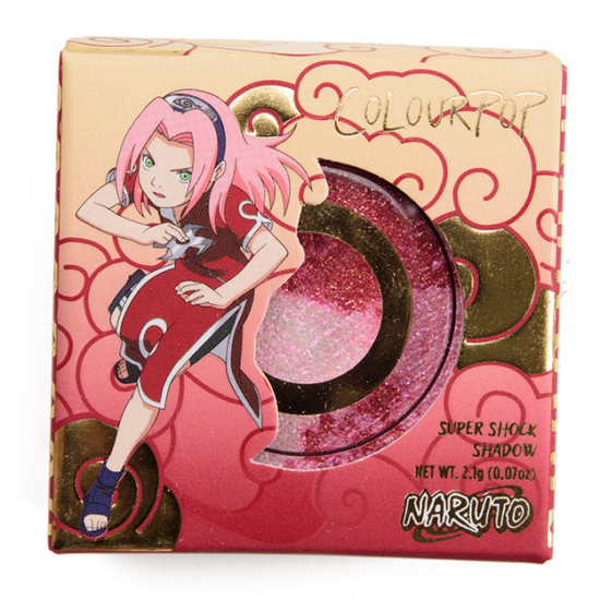 ColourPop Sakura Haruno Super Shock Shadow Review & Swatches