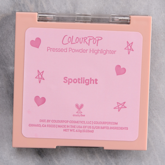 ColourPop Spotlight Highlighter Reviews & Swatches