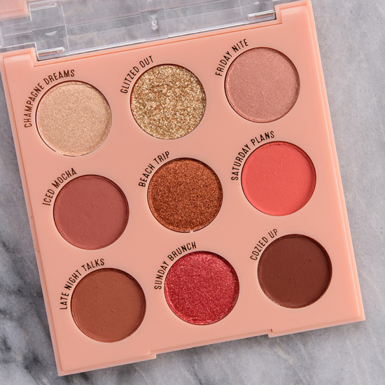 ColourPop Weekend Mood 9-Pan Pressed Powder Palette Review & Swatches