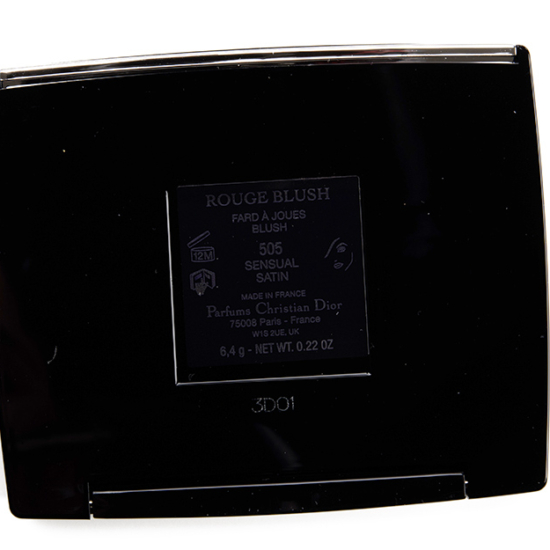 Dior Sensual (505) Rouge Blush Review & Swatches