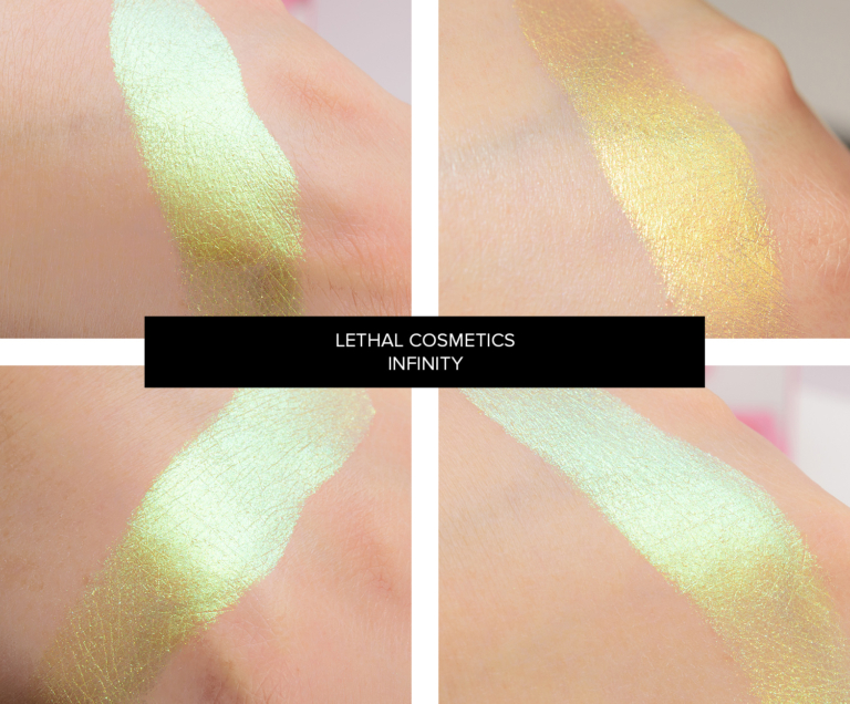 Lethal Cosmetics Infinity Pressed Multichrome Shadow Review & Swatches