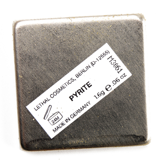 Lethal Cosmetics Pyrite Magnetic Pure Metals Shadow Review & Swatches