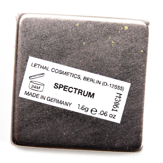Lethal Cosmetics Spectrum Pressed Multichrome Shadow Review & Swatches