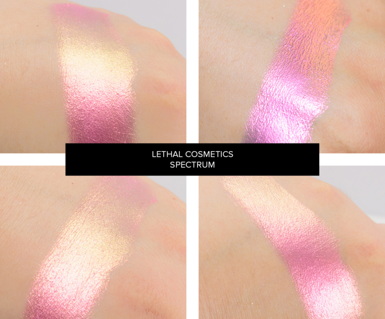 Lethal Cosmetics Spectrum Pressed Multichrome Shadow Review & Swatches