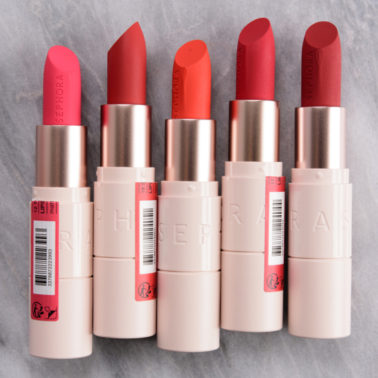 Sneak Peek: Sephora Matte Velvet Lipstick Swatches