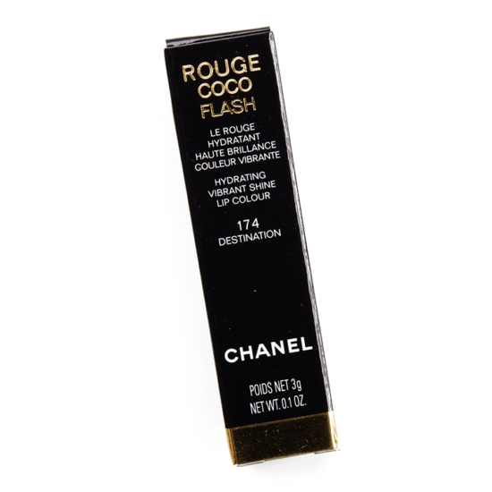 Chanel Destination (174) Rouge Coco Flash Lip Colour Review & Swatches