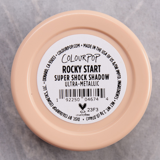 ColourPop Rocky Start Super Shock Shadow Review & Swatches