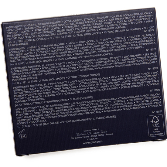 Dior Rouge Saga (683) 5 Couleurs Couture Eyeshadow Palette Review ...