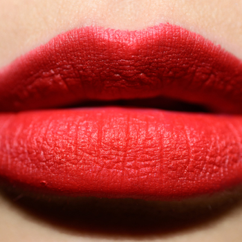 MAC Merry Cherry Powder Kiss Velvet Blur Slim Lipstick Review & Swatches
