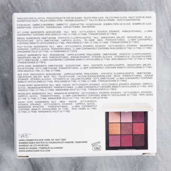 NARS Endless Nights 9-Pan Eyeshadow Palette Review & Swatches