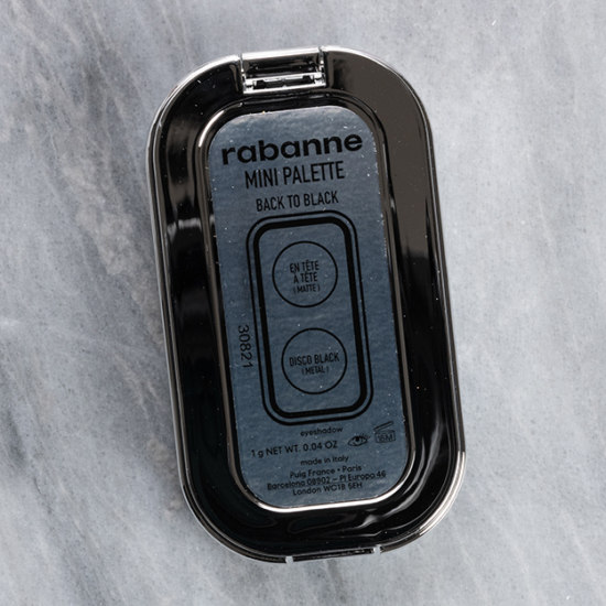 Rabanne Back to Black Eyephoria Mini Eyeshadow Palette Duo Review ...