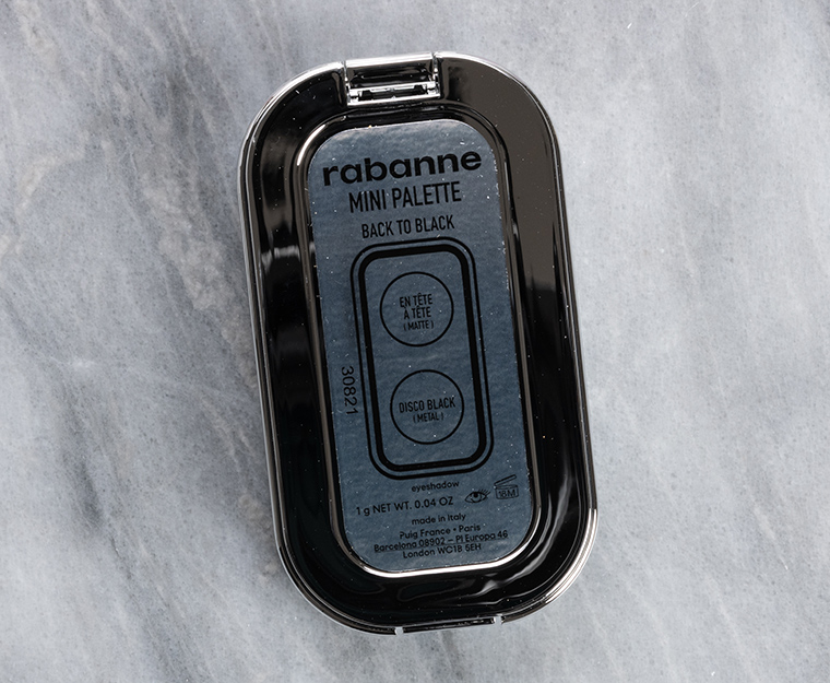 Rabanne Back to Black Eyephoria Mini Eyeshadow Palette Duo Review ...