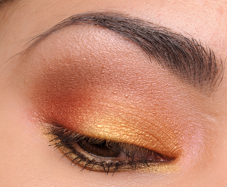 MAC Gold & Copper Eyeshadow Look | Temptalia