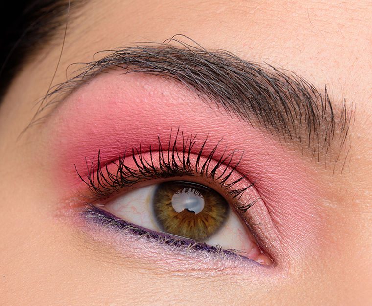 A Bright Pink & Coral Eye with ColourPop | Temptalia