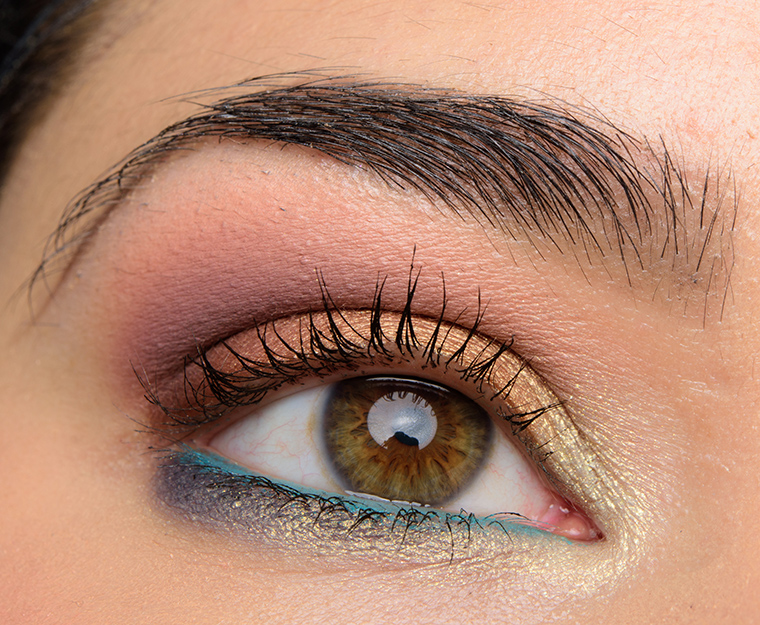 A Multi-Colored Eye with LORAC Ocean Sunset | Temptalia