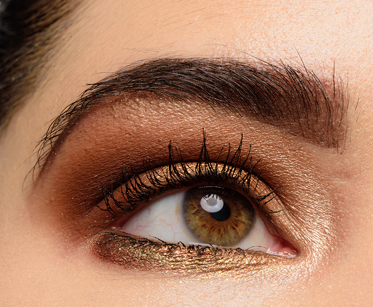 A Bright Gold, Copper & Green Look with Too Faced Sparkling Pineapple ...