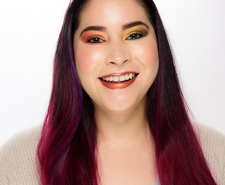 A Molten Sunset Eye & Volcano Lips Look featuring ColourPop Holiday ...