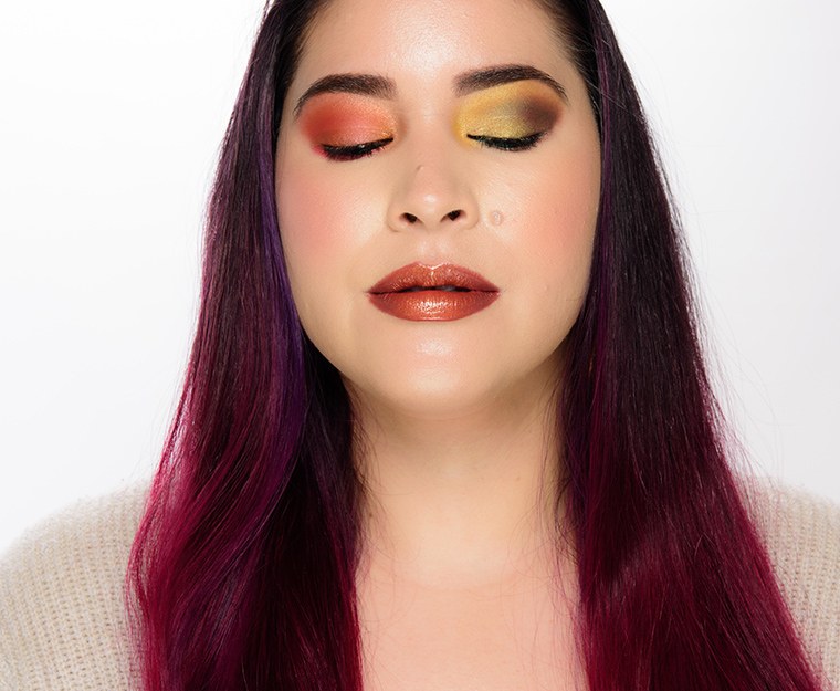 A Molten Sunset Eye & Volcano Lips Look featuring ColourPop Holiday ...