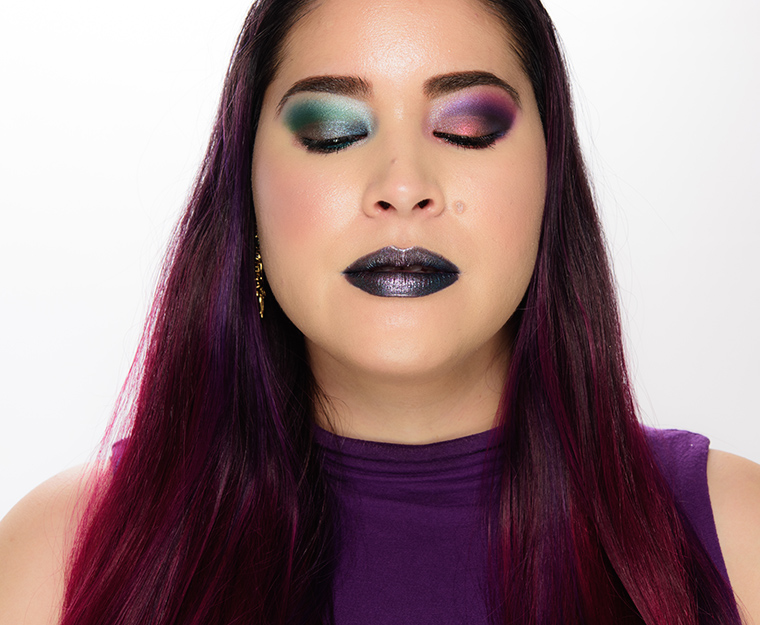 A Smoky Blue & Teal Look featuring ColourPop Holiday Eyeshadows | Temptalia