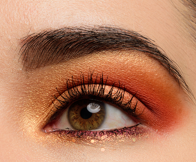 A Bright, Orange & Copper Eye Look Featuring Colourpop Orange You Glad | Temptalia