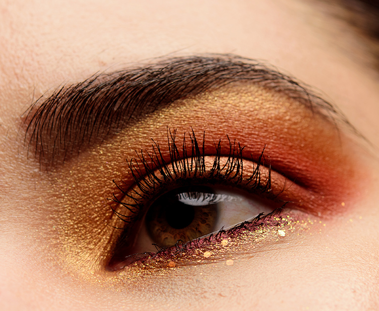 A Bright, Orange & Copper Eye Look Featuring Colourpop Orange You Glad ...