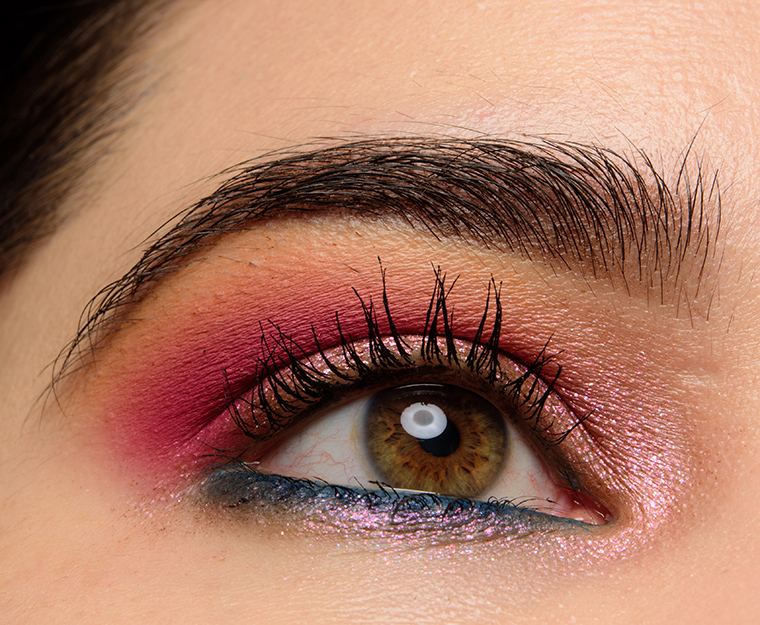 A Sparkling, Peach & Fuchsia Eye Look featuring Fyrinnae & Viseart ...