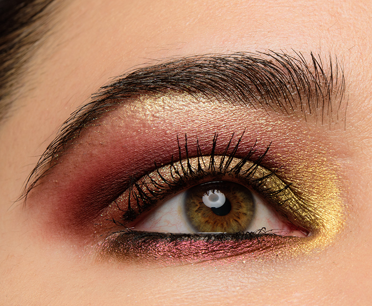 A Gold & Plum Eye Look Featuring Pat Mcgrath Celestial Divinity | Temptalia